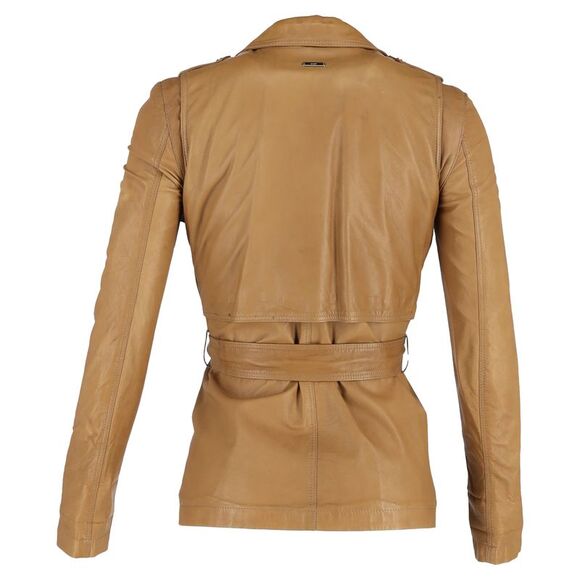 Gucci | Jackets & Coats | Gucci Biker Jacket In Brown Leather | Poshmark